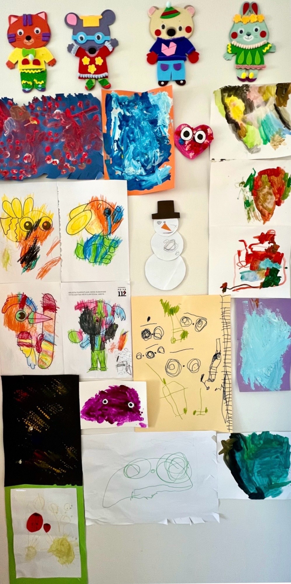 Lullan taideseinä, talvi-kevät